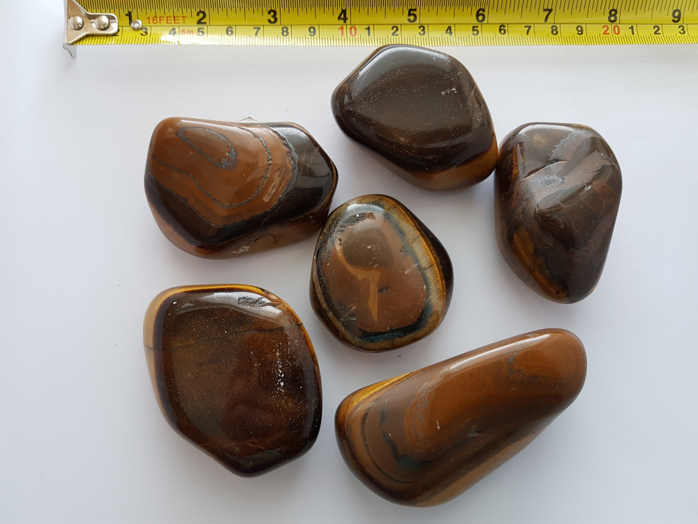 tigerøye - gul fri form ca 5-6 cm - Mystic Dreamer AS