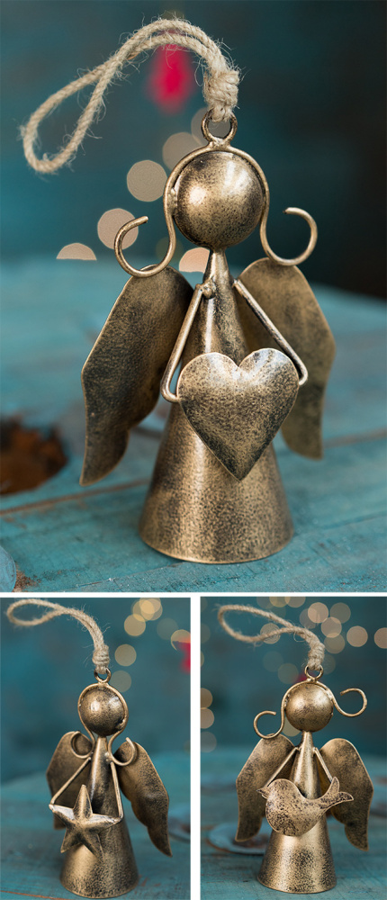 Engel hengende - Hanging Angel Decoration With Jute String - Mystic ...
